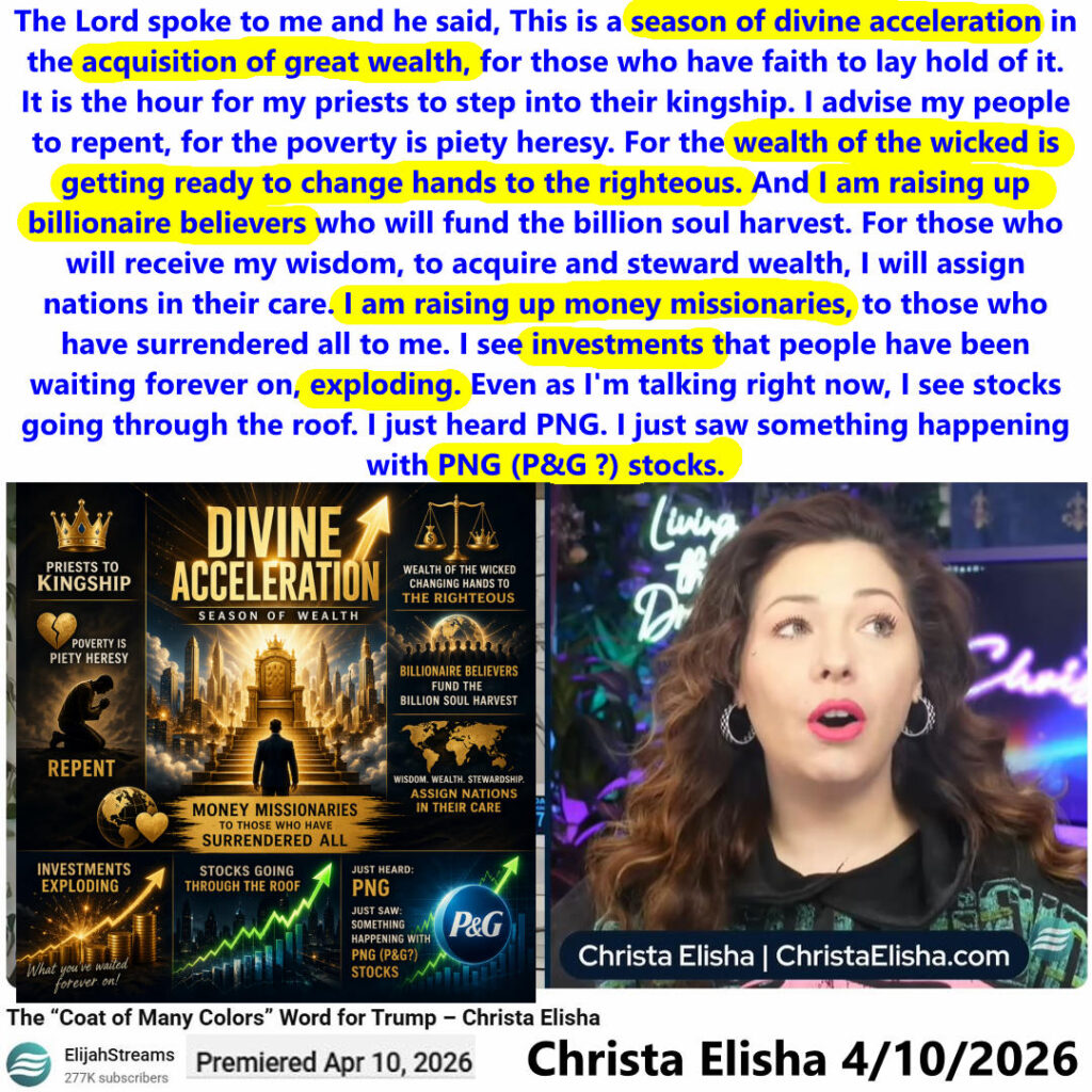 Wealth Of Wicked Shifts – Billionaire Believers Rise - Prophetic Money